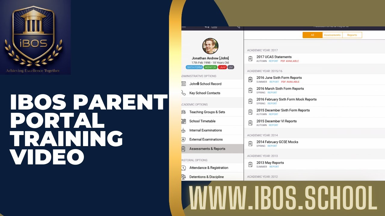 iSAMS Parent Portal Training Video - YouTube