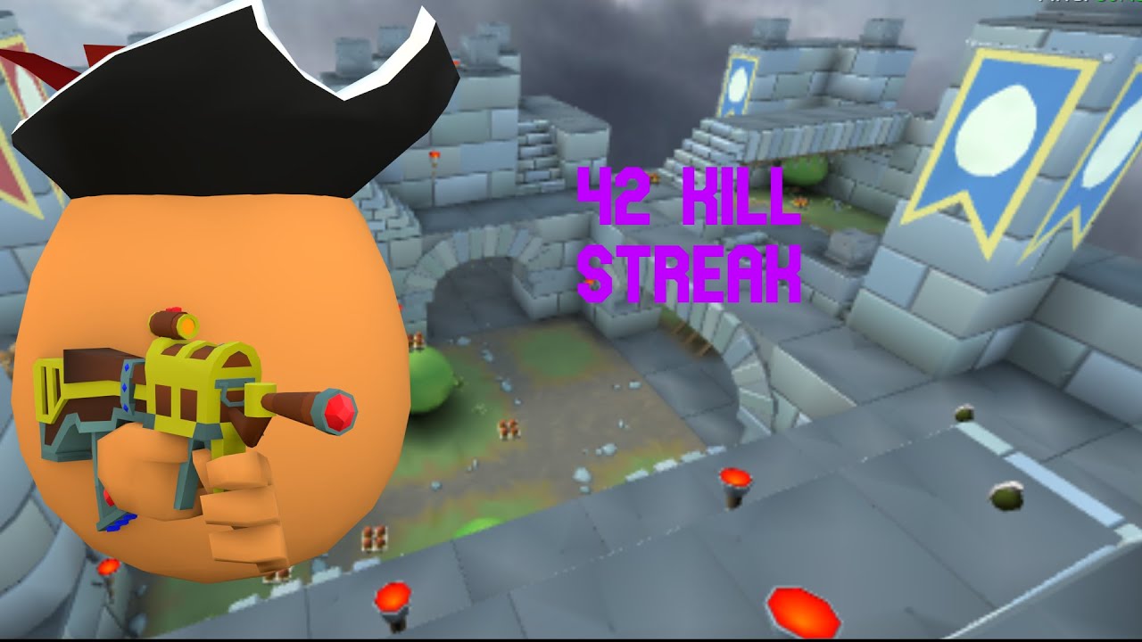 42 Killstreak with the Tri-Hard | Shell Shockers - YouTube