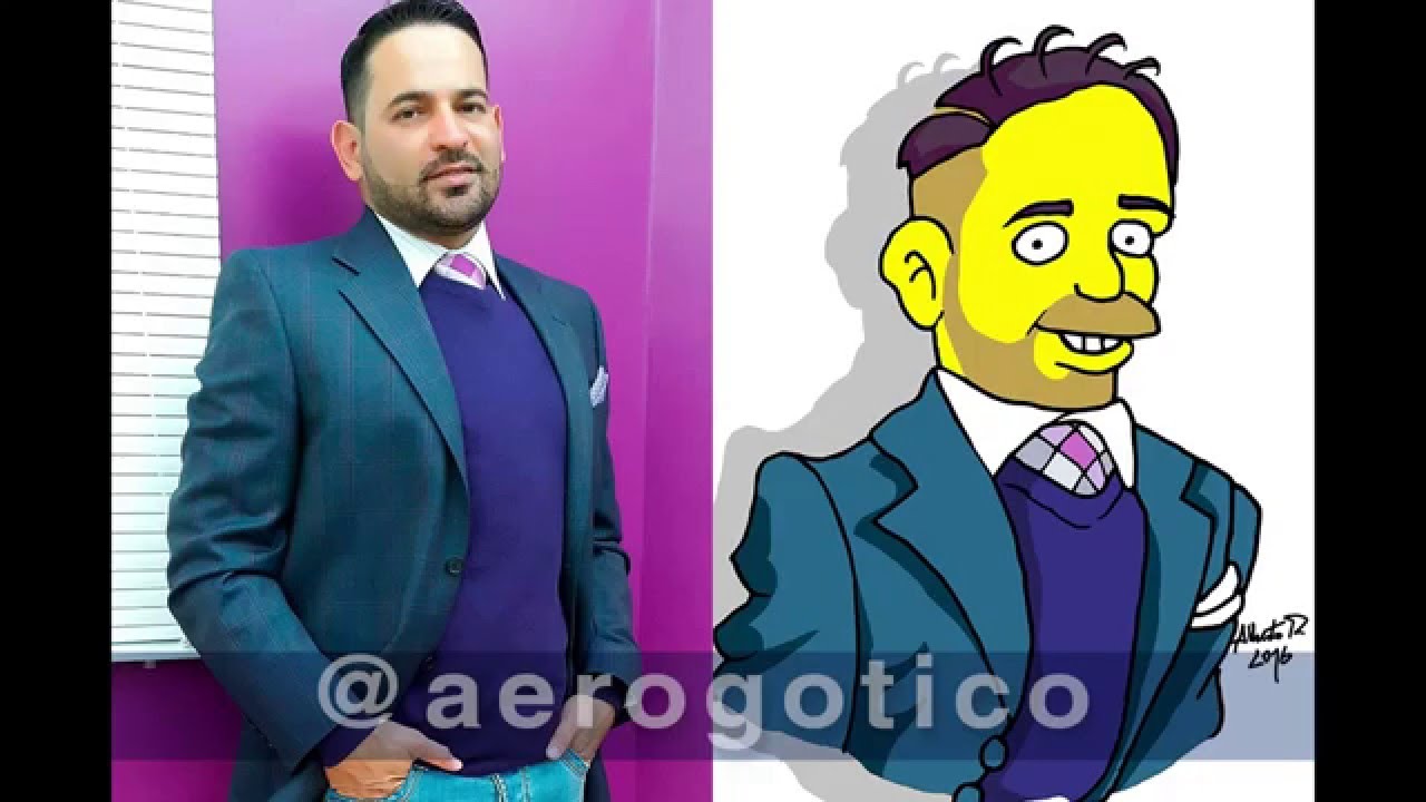 Timelapse Simpsons Cartoon Simpsonized Yourself - YouTube