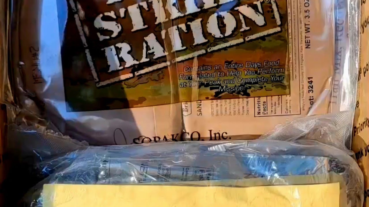 🇺🇸 2024 US FIRST STRIKE 24-HOUR RATION Menu 2 - YouTube