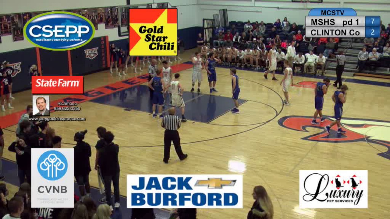 MSHS boys basketball vs Clinton County 02-03-17 - YouTube