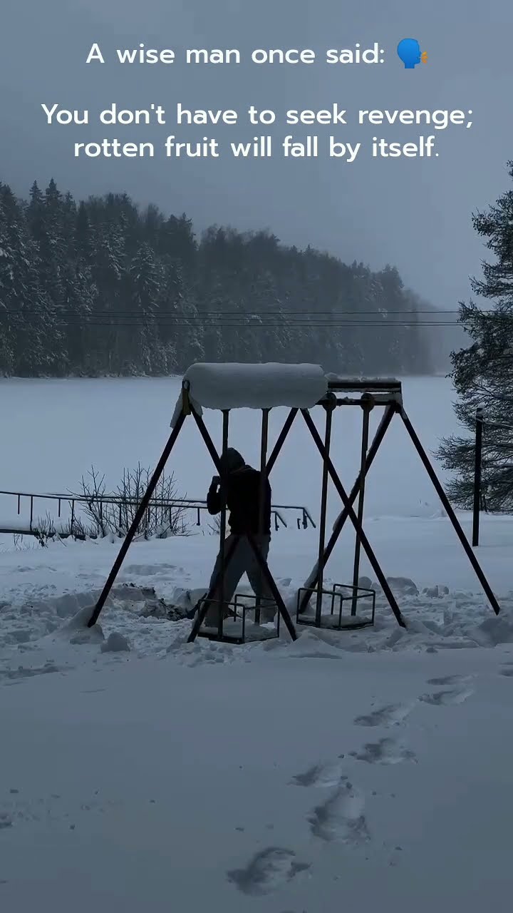 You don't have to seek revenge; rotten fruit will fall by itself. # ...