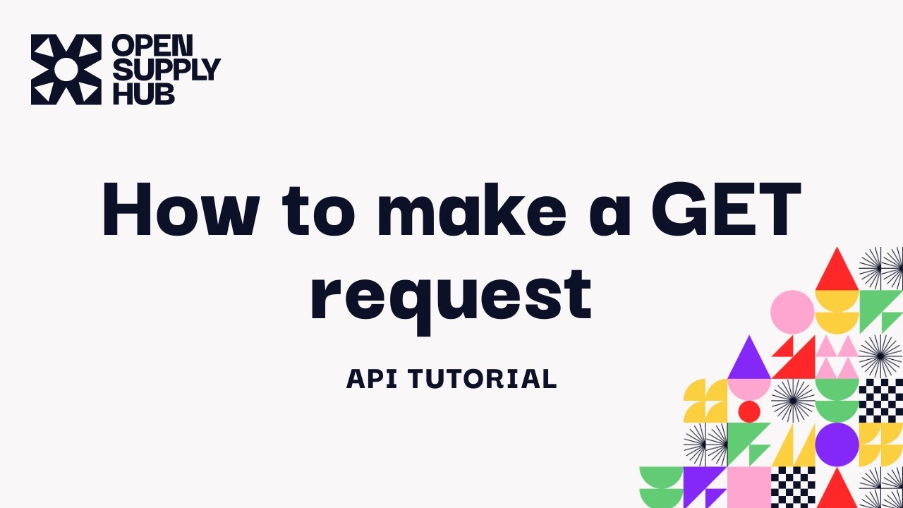 API Tutorial Video 3 - Making a GET Request - YouTube