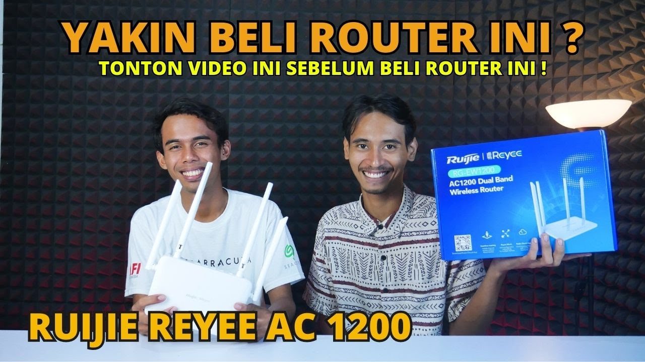 ROUTER MURAH DENGAN MESH TERBAIK ? || REVIEW RUIJIE RG EW 1200 - YouTube