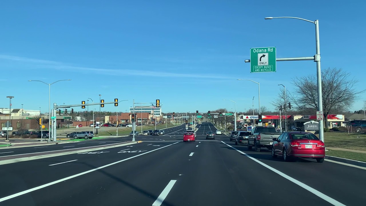 Exiting the Beltline onto a reconstructed Gammon Road, Madison WI - YouTube