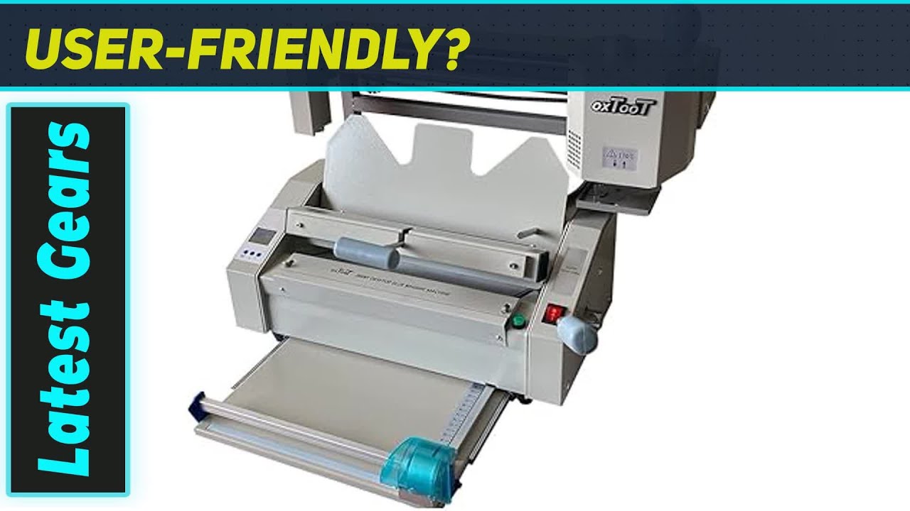 2028T Wireless Glue Binding Machine: Perfect Binding Made Easy - YouTube