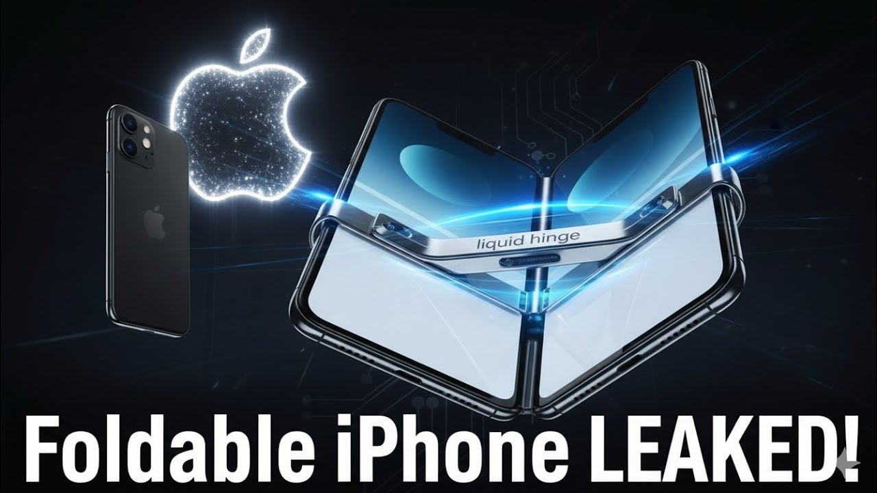 Apple Foldable iPhone LEAKS : Game Changing Design, Hinge, Specs ...