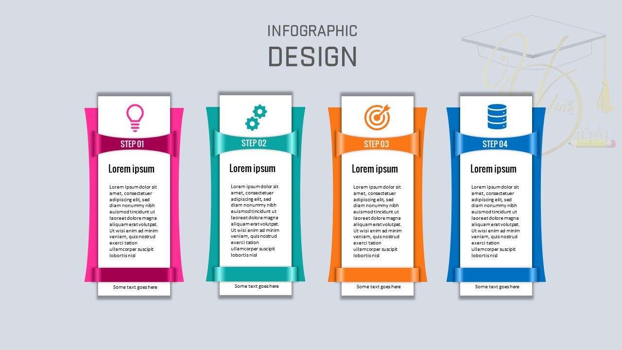 19 four steps infographic in powerpoint - YouTube