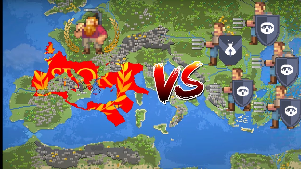 WORLDBOX РИМСКАЯ ИМПЕРИЯ ПРОТИВ ВСЕГО МИРА - YouTube