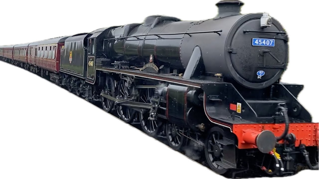 Heritage Steam Locomotive BR 45407 Lancashire Fusilier Bury ELR to ...