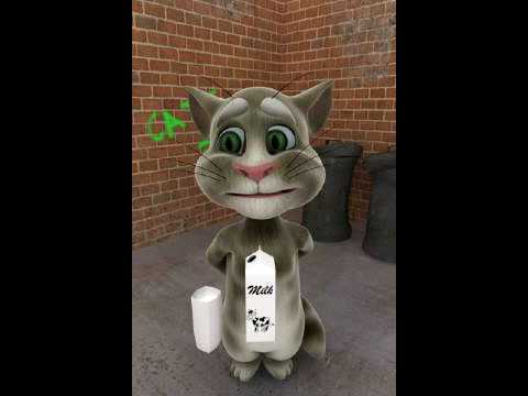 Talking Tom - Clean his mouth and wake him up ;) - YouTube