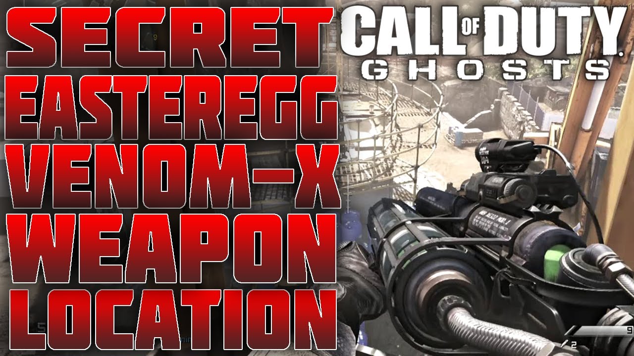 COD Ghosts Secret EASTER EGG Venom-X Weapon Location On Unearthed ...