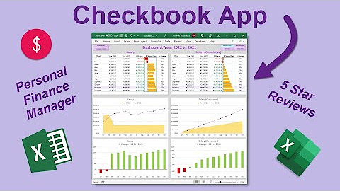 Checkbook Software | How to Create Checkbook Register in Excel | Checkbook Spreadsheet - YouTube
