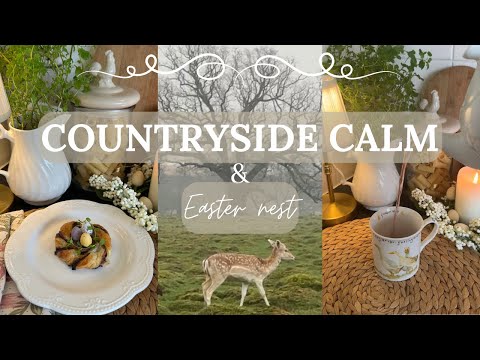 Slow Living in the English Countryside 🦌🕯️ Spring Deer, Cozy Tea Ritual & Cottagecore Baking