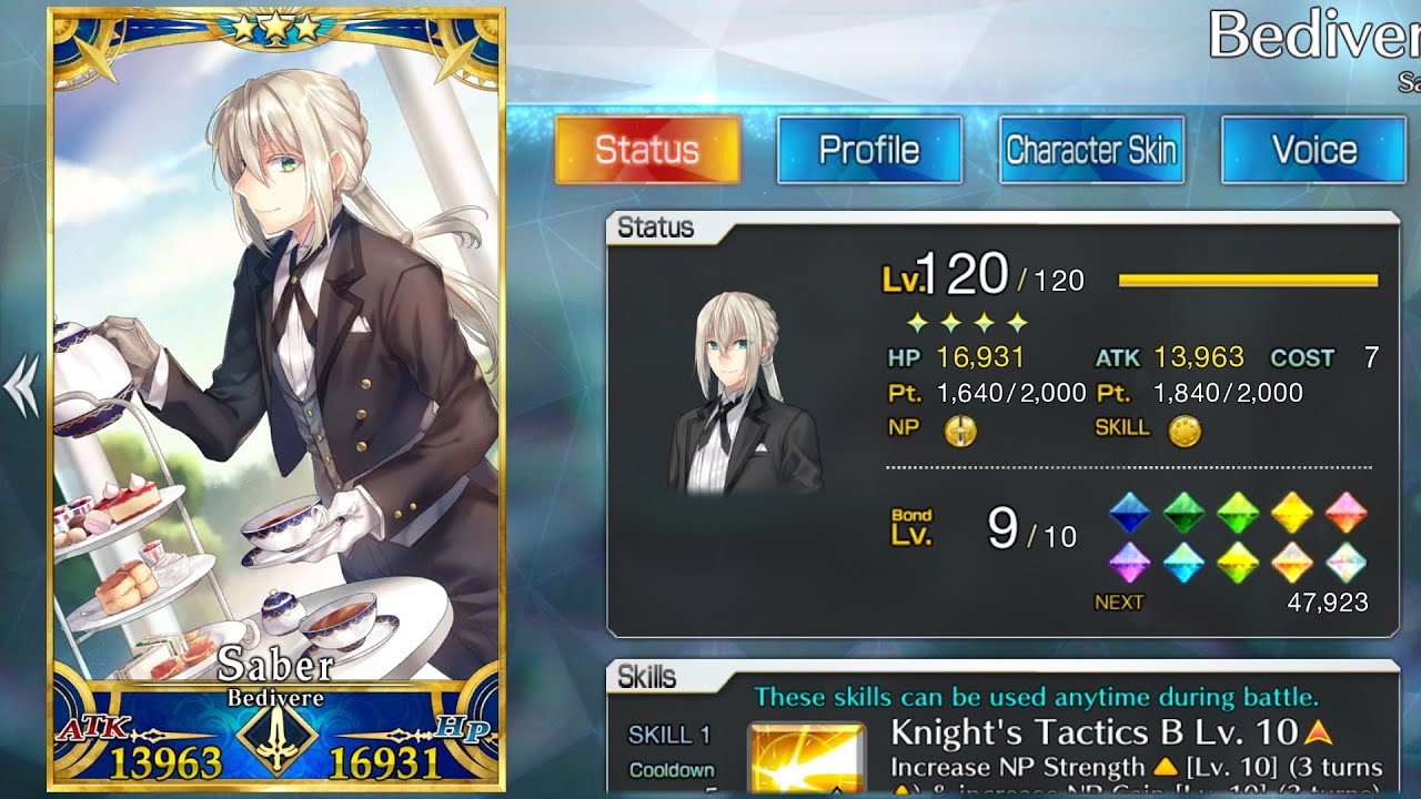 [FGO NA] The 9 million damage Bedi np (lvl 120 damage test) - YouTube