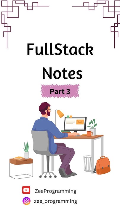 Fullstack notes (part 3) #zeeprograming #fyp #shortsfeed #coding - YouTube
