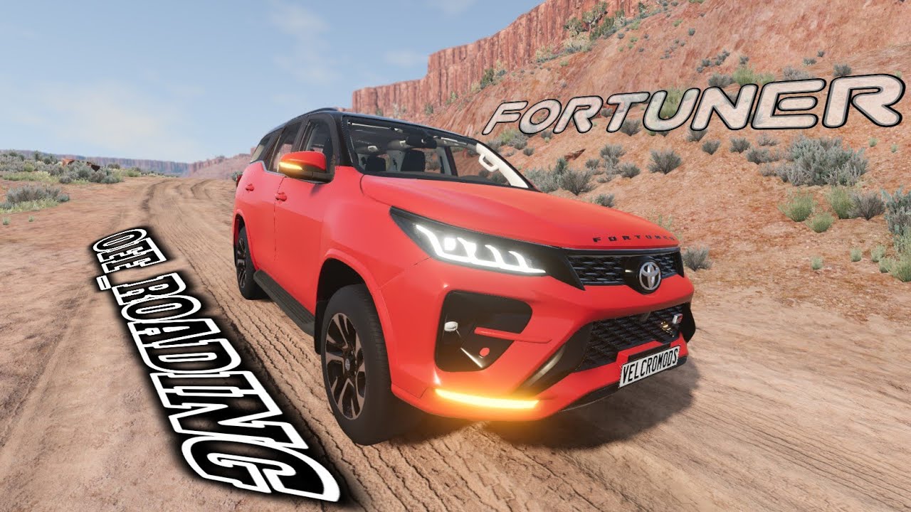 TOYOTA FORTUNER - XTREME - OFF ROADING - Beamng drive - YouTube