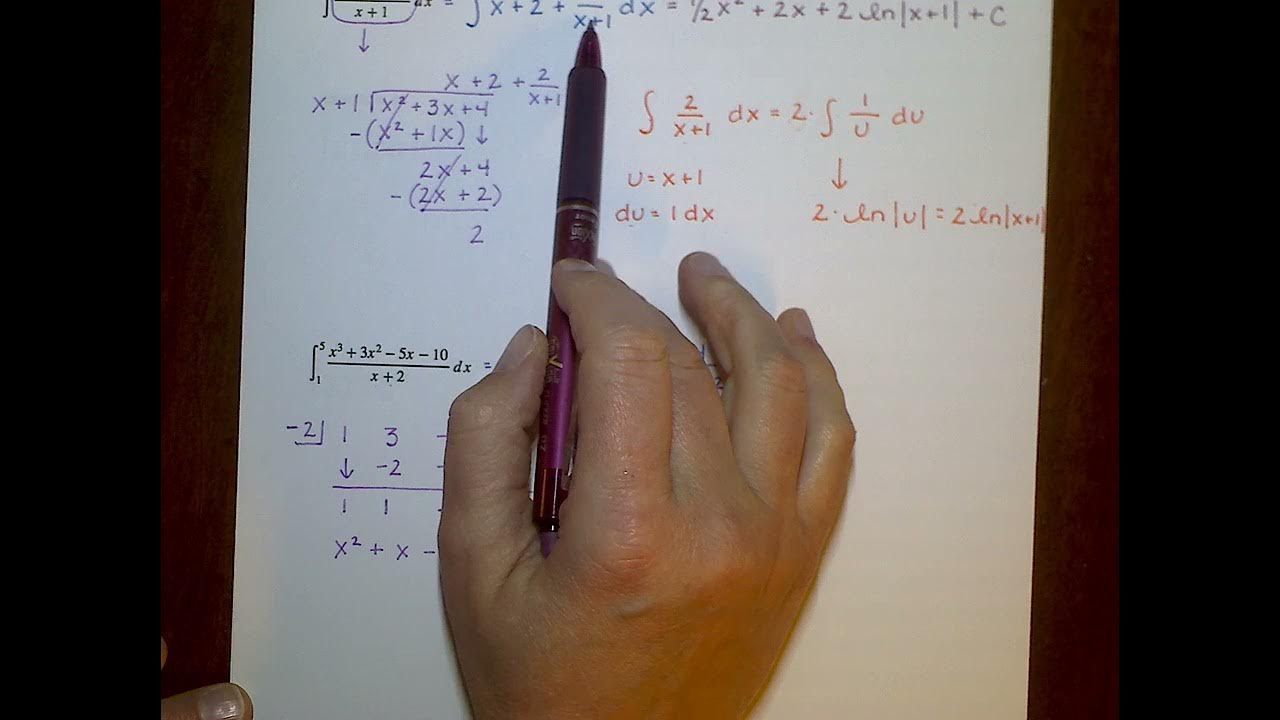 Integrating Rational Functions (6.10) - YouTube