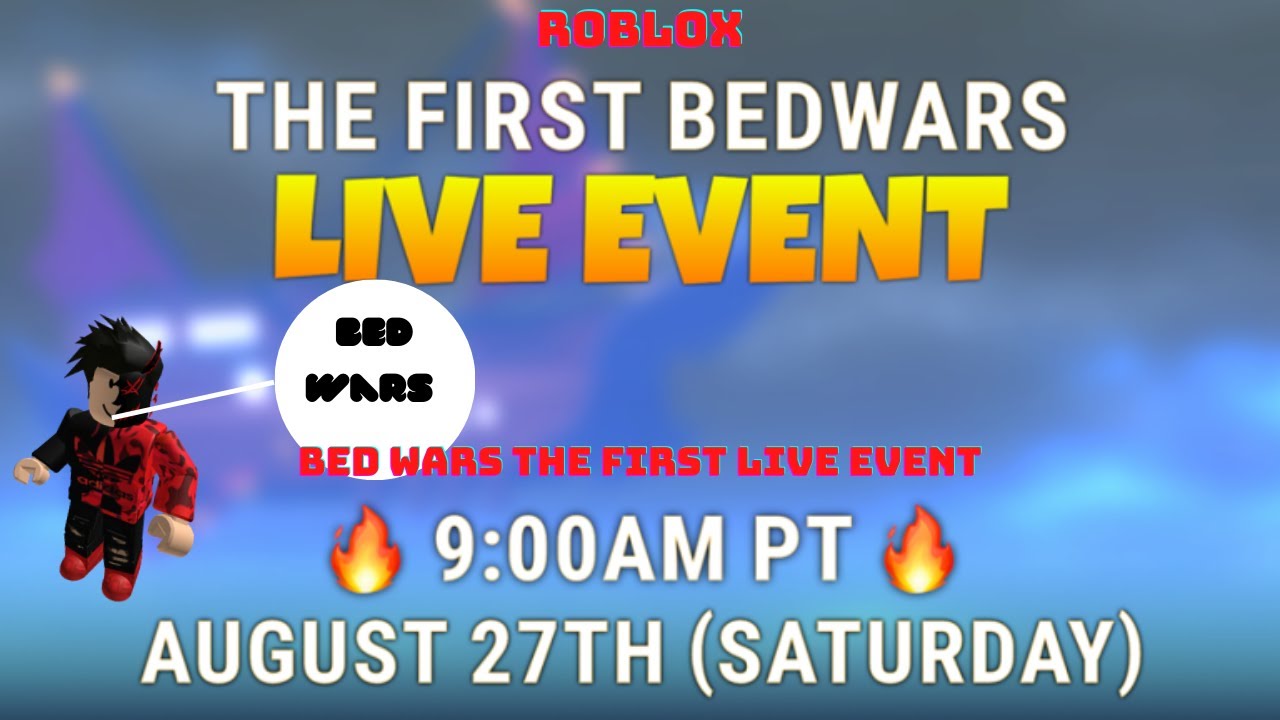 Roblox Bed Wars First Ever Live Event!! - YouTube Roblox Bed Wars First Ever Live Event!! - YouTube