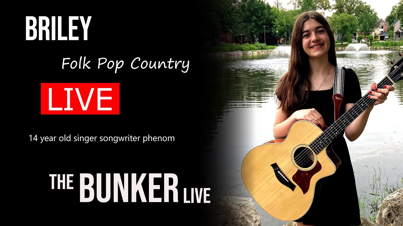 Briley - Folk Pop Country - Solo Acoustic - in The Bunker Live - YouTube