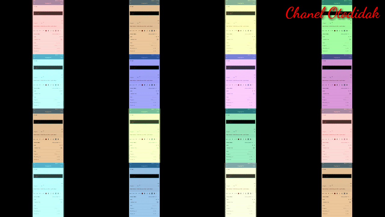 Cara mengganti ukuran panel di aplikasi LED ART (HD W60) - YouTube