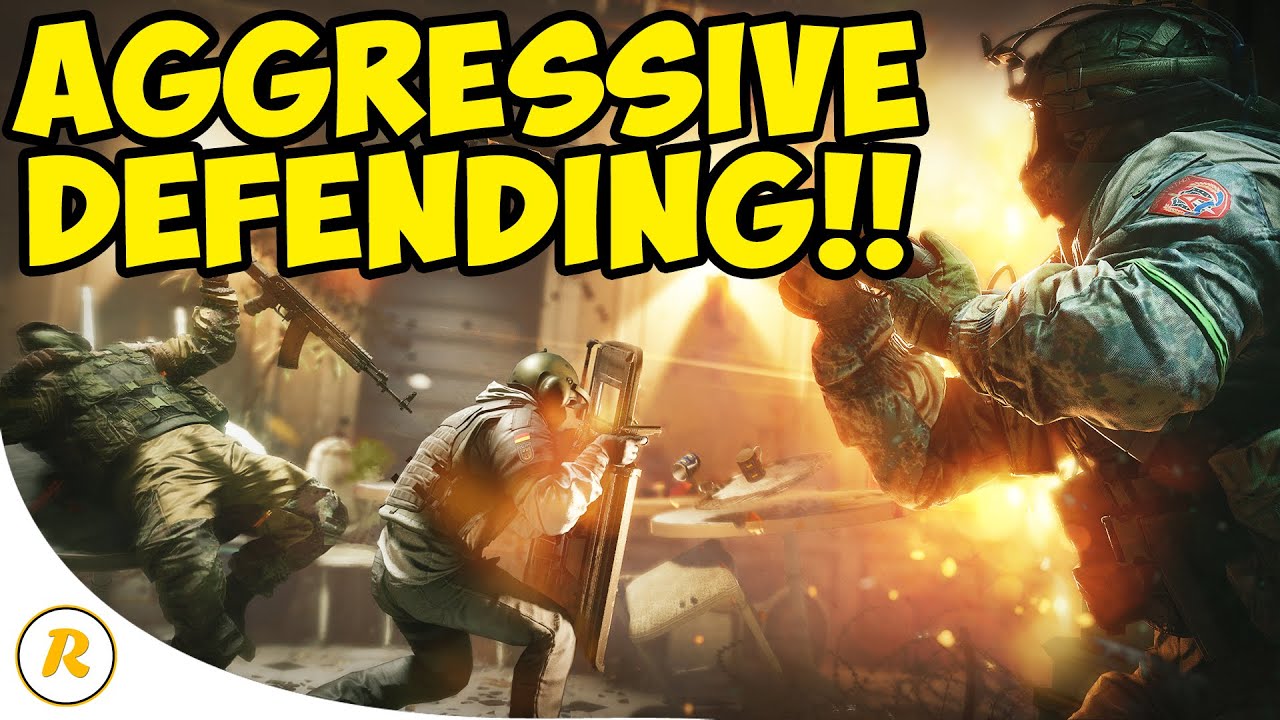 AGGRESSIVE DEFENDING!! - Rainbow Six: Siege - YouTube