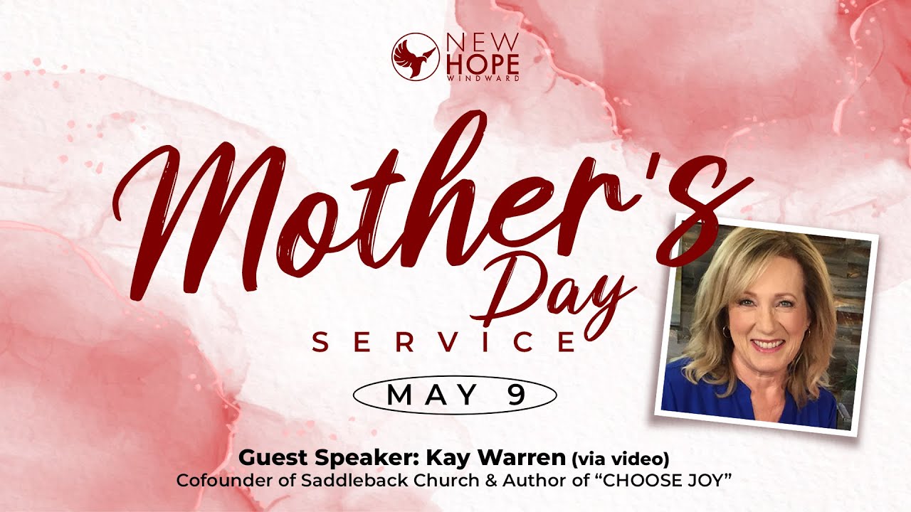 Mother's Day with Kay Warren (MESSAGE ONLY) - YouTube