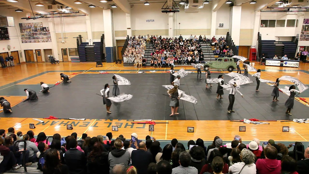 Cheltenham High School Color Guard - YouTube
