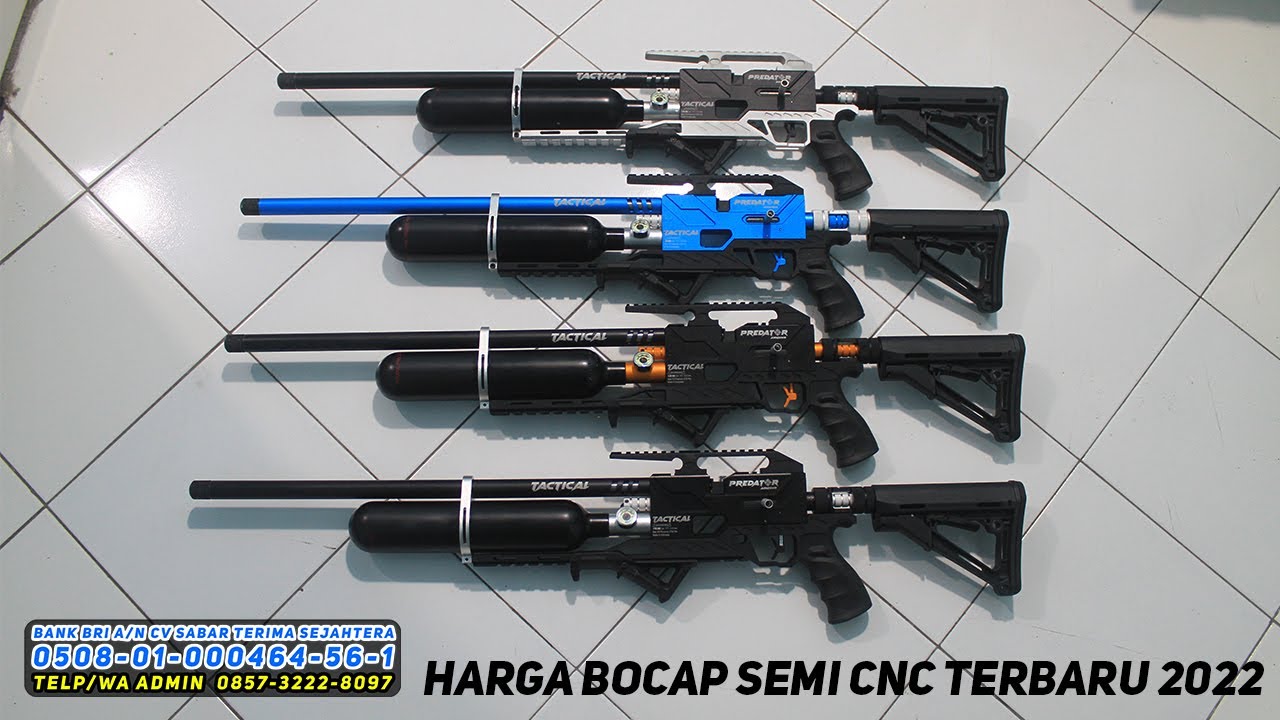 Harga senapan angin PCP BOCAP PREDATOR 500 cc semi cnc terbaru di 2022 ...