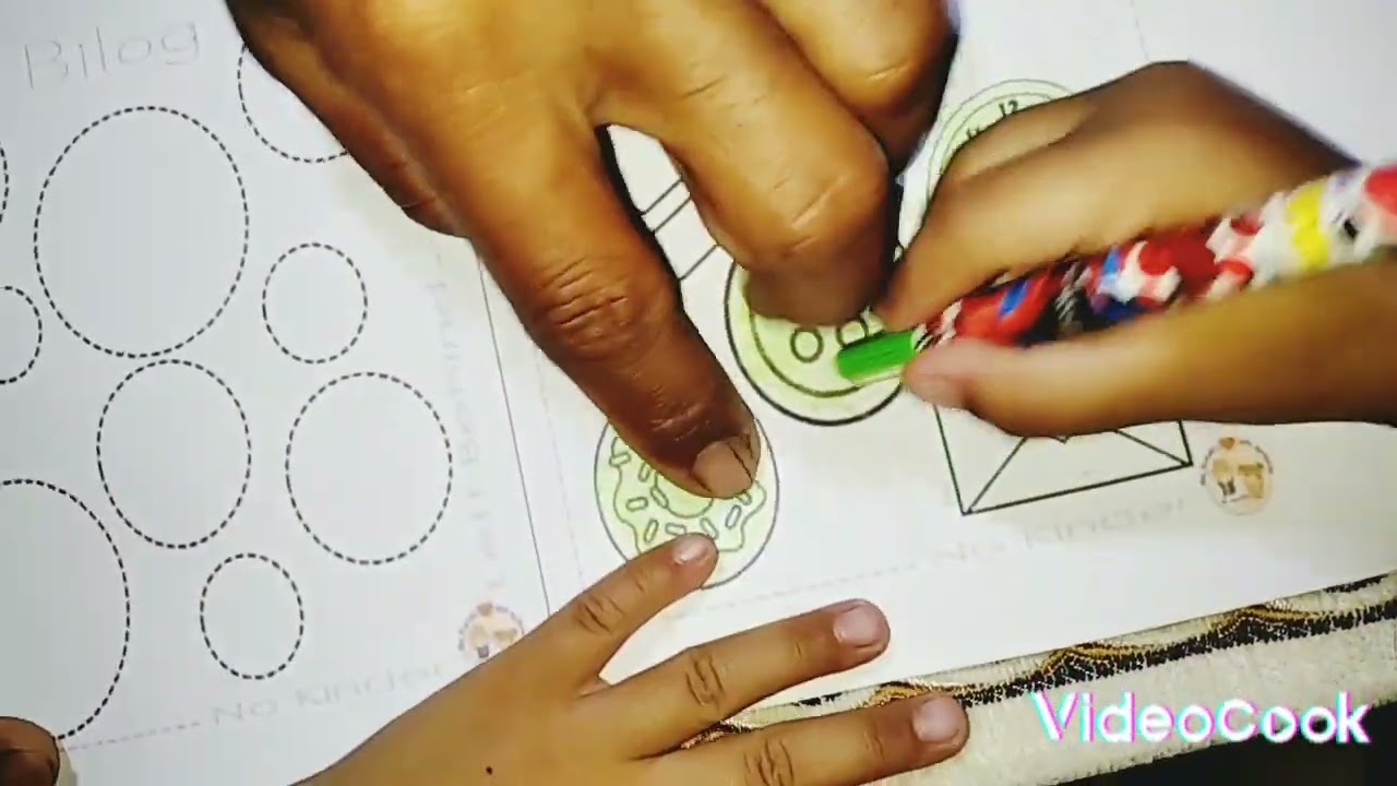 Sam learning how to write and coloring - YouTube