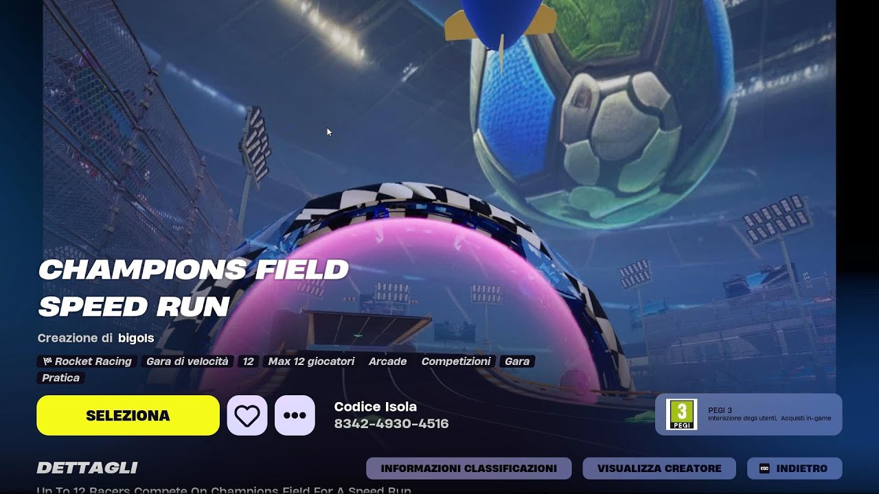 Champions Field - Speed Run - Rocket Racing - YouTube
