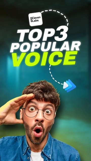 11labs top 3 popular voices 🤫🔥Elevenlabs most popular voice ...