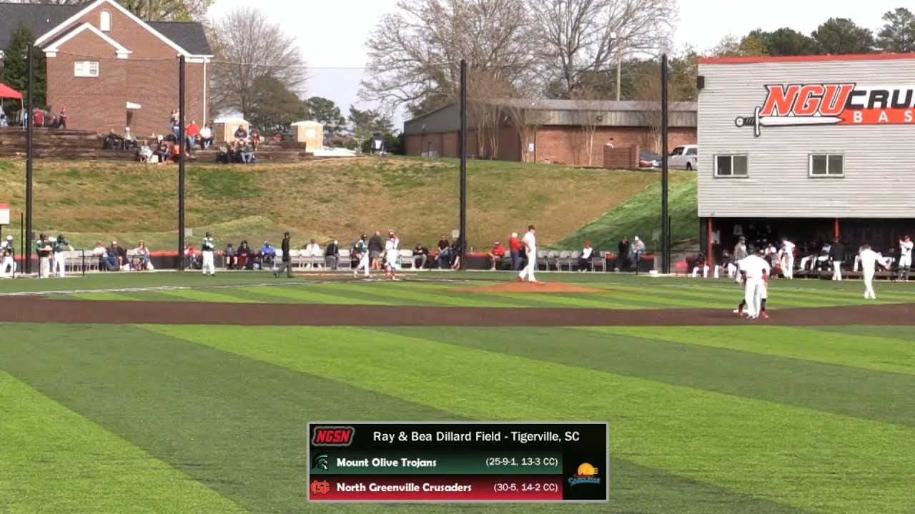 NGU Baseball 2018 Highlights - North Greenville vs. Mount Olive (Game 2 ...