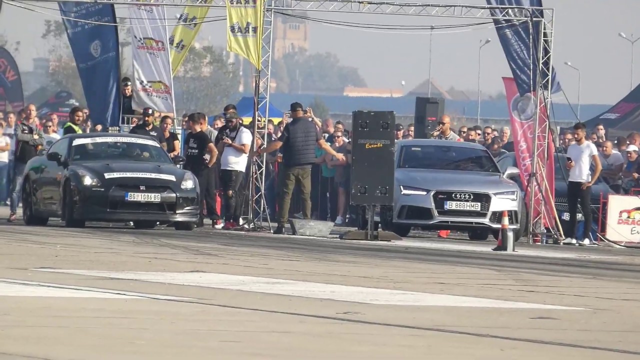 Nissan GT-R R35 vs AUDI RS7 Drag Race - YouTube
