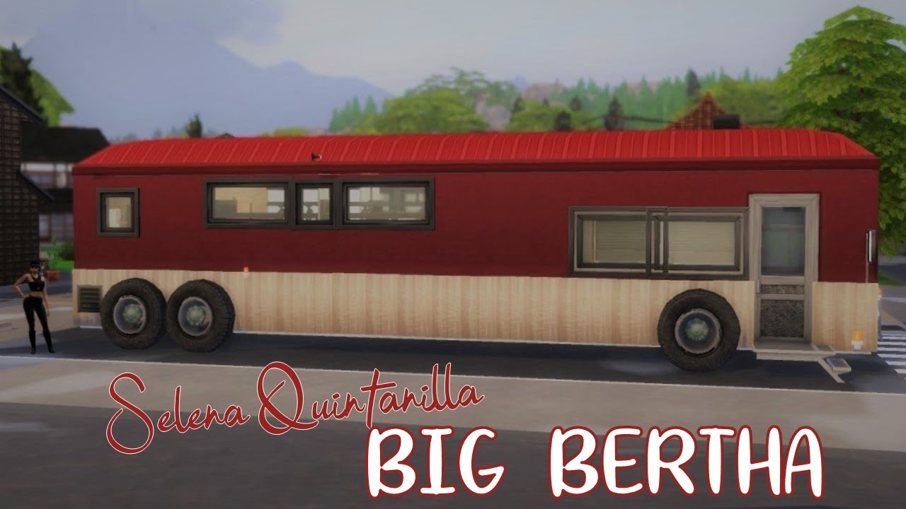 Big Bertha Bus [NoCC] Selena Quintanilla | Sims 4 -Speed Build - YouTube