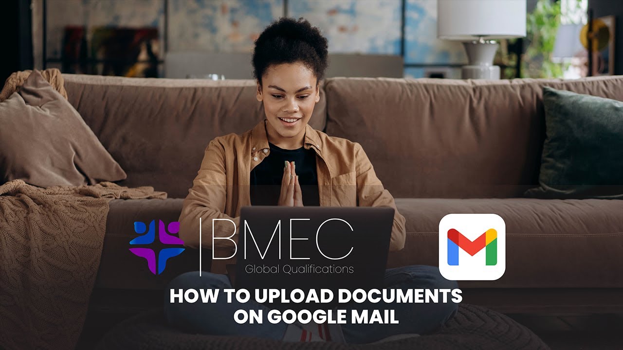 How to upload documents on Google mail - YouTube