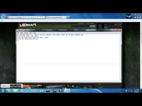 How to install l4d2 mods - YouTube