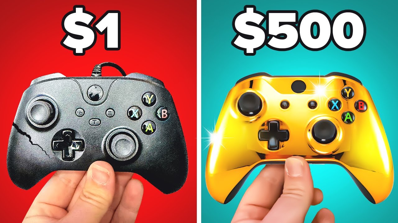 $1 vs $500 Controller - YouTube