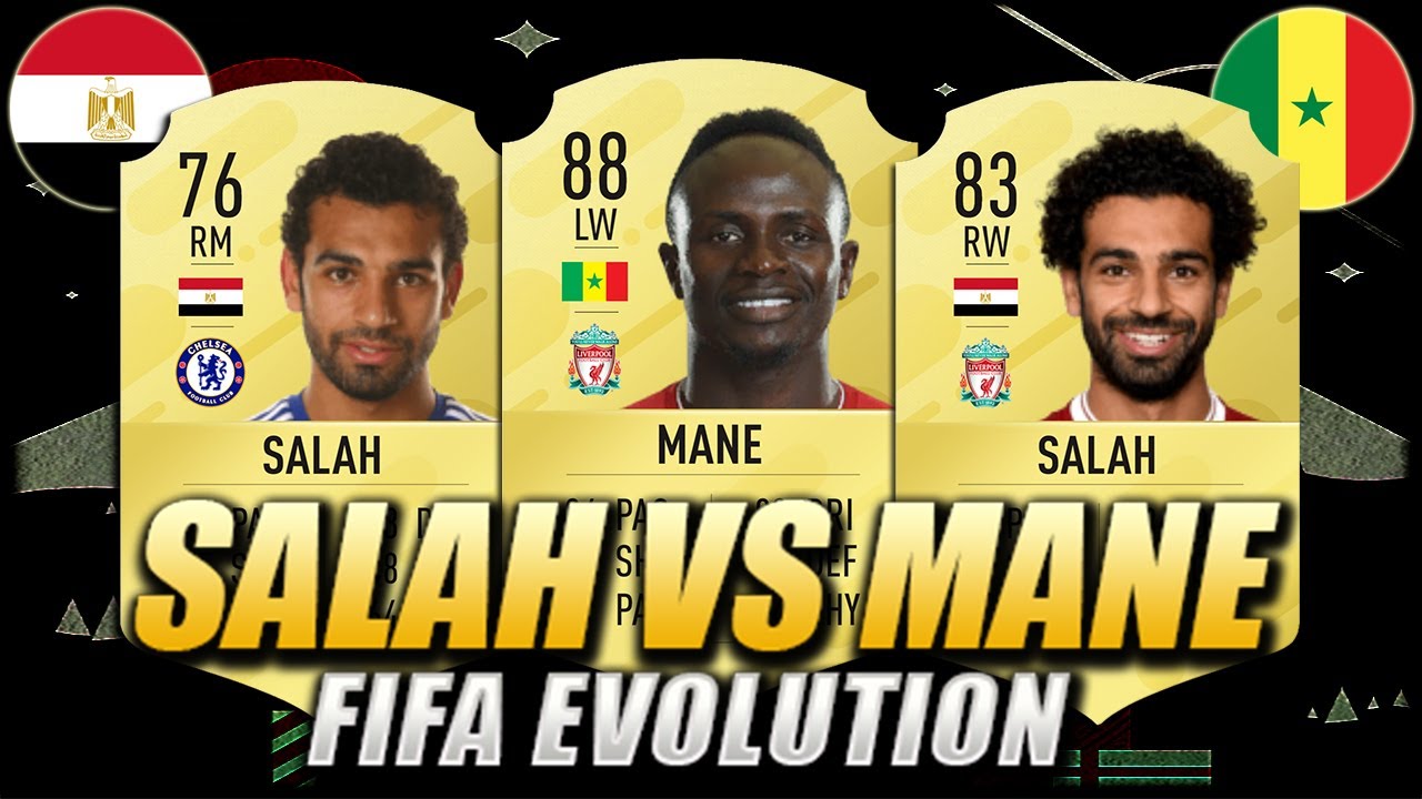 SALAH VS MANE FIFA EVOLUTION | FIFA 14 - FIFA 20 - YouTube