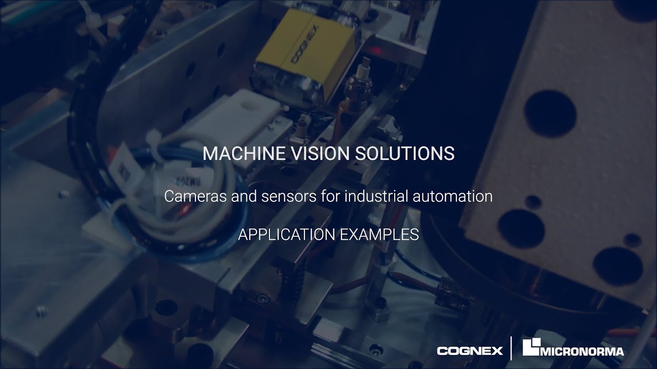 Machine Vision Solutions - Application Examples 1 - COGNEX - YouTube