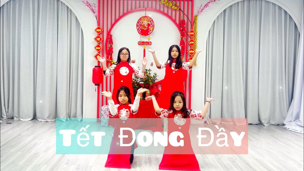 TẾT ĐONG ĐẦY | Khoa X Key Trãn Duck V | Dance Kids | Cover | Zumba Duy ...