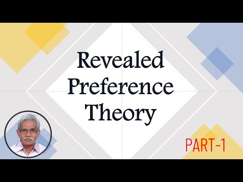 Revealed Preference Theory - Assumptions - PART 1 - YouTube