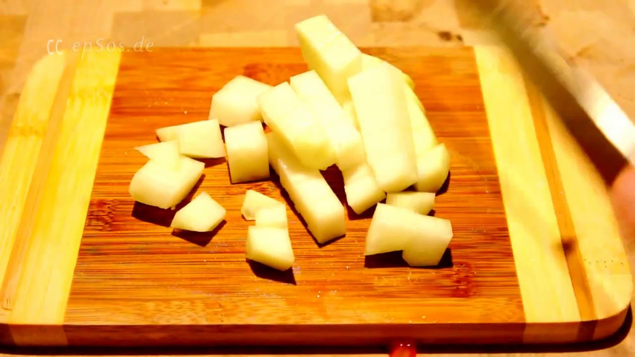 How to Cook Cube Salad with Egg - YouTube