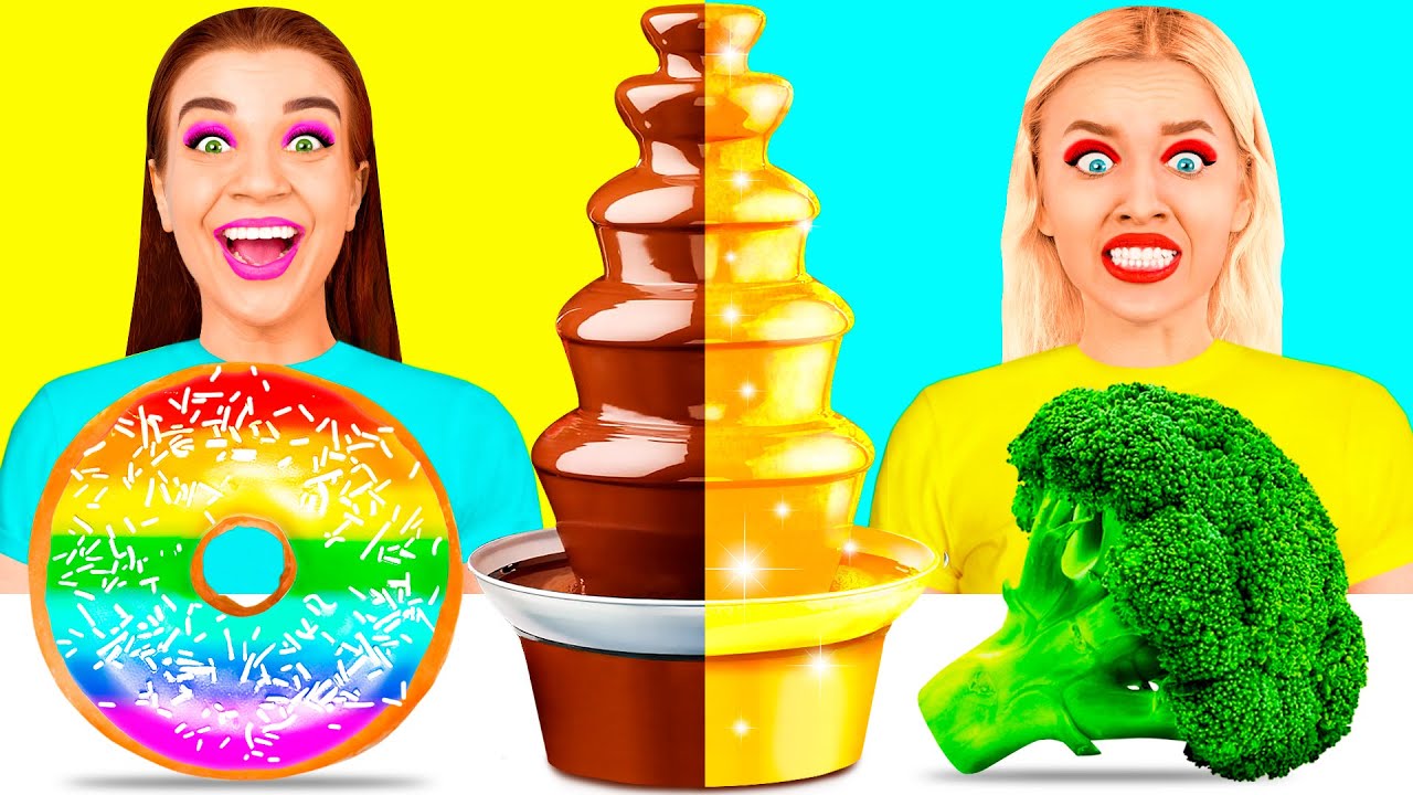 Chocolate Fountain Fondue Challenge | Funny Food Situations by BooBoom ...