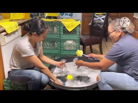 Lavando loza!.. lo que queda después de un evento. - YouTube