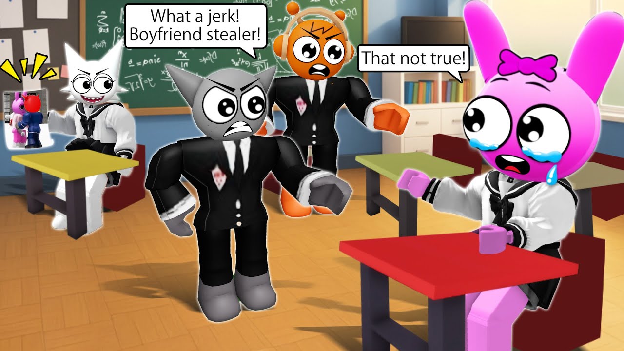 Incredibox Sprunki - PINKI Was Bullied At School Because She Had A ...