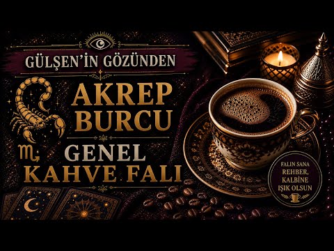 AKREP BURCU 16-31 AĞUSTOS ARASI KAHVE BAKIMI🙏🌹☕