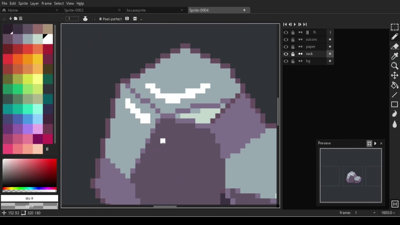 Rock Paper Scissors Pixel Art Timelapse - YouTube