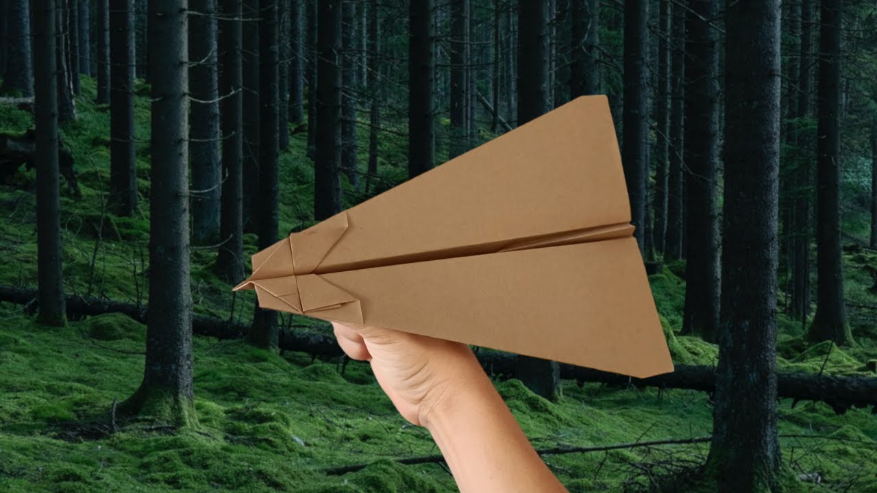 How to make an amazing paper airplane easy - YouTube