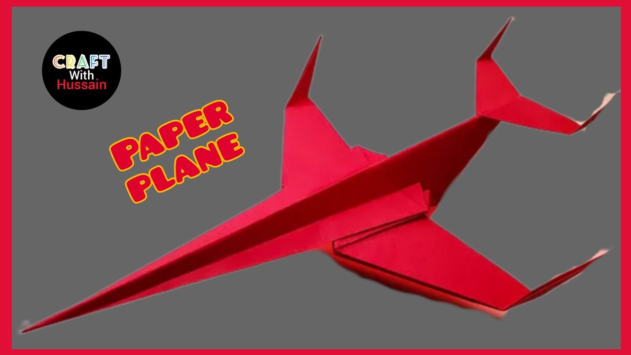 How to make a simple paper airplane || Easy origami Plane || Paper ...